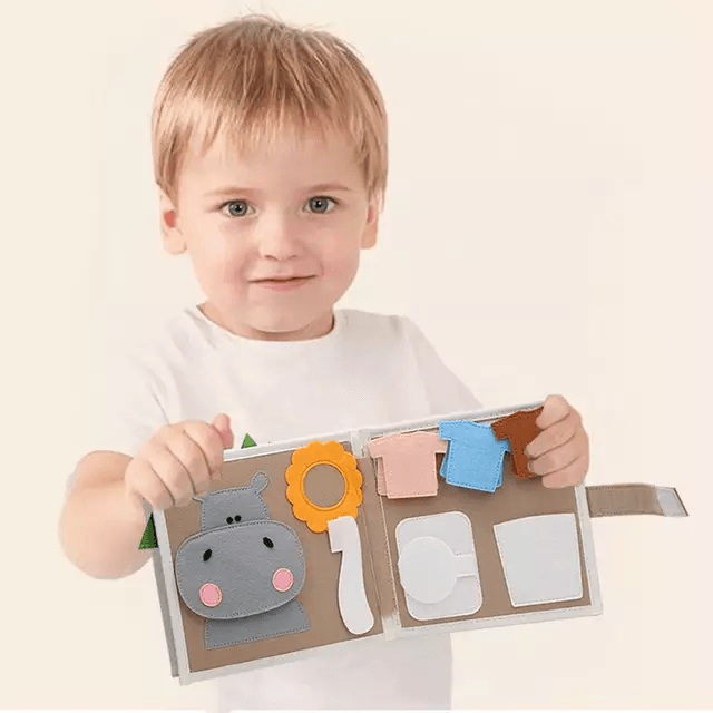 Felt Velcro Busy Book | Little Giggles UAE