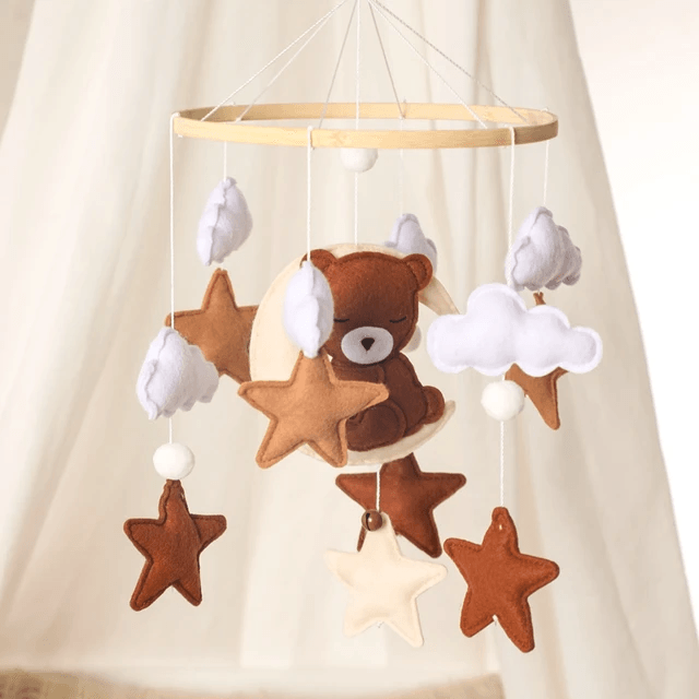 Teddy Baby Mobile – Little Giggles
