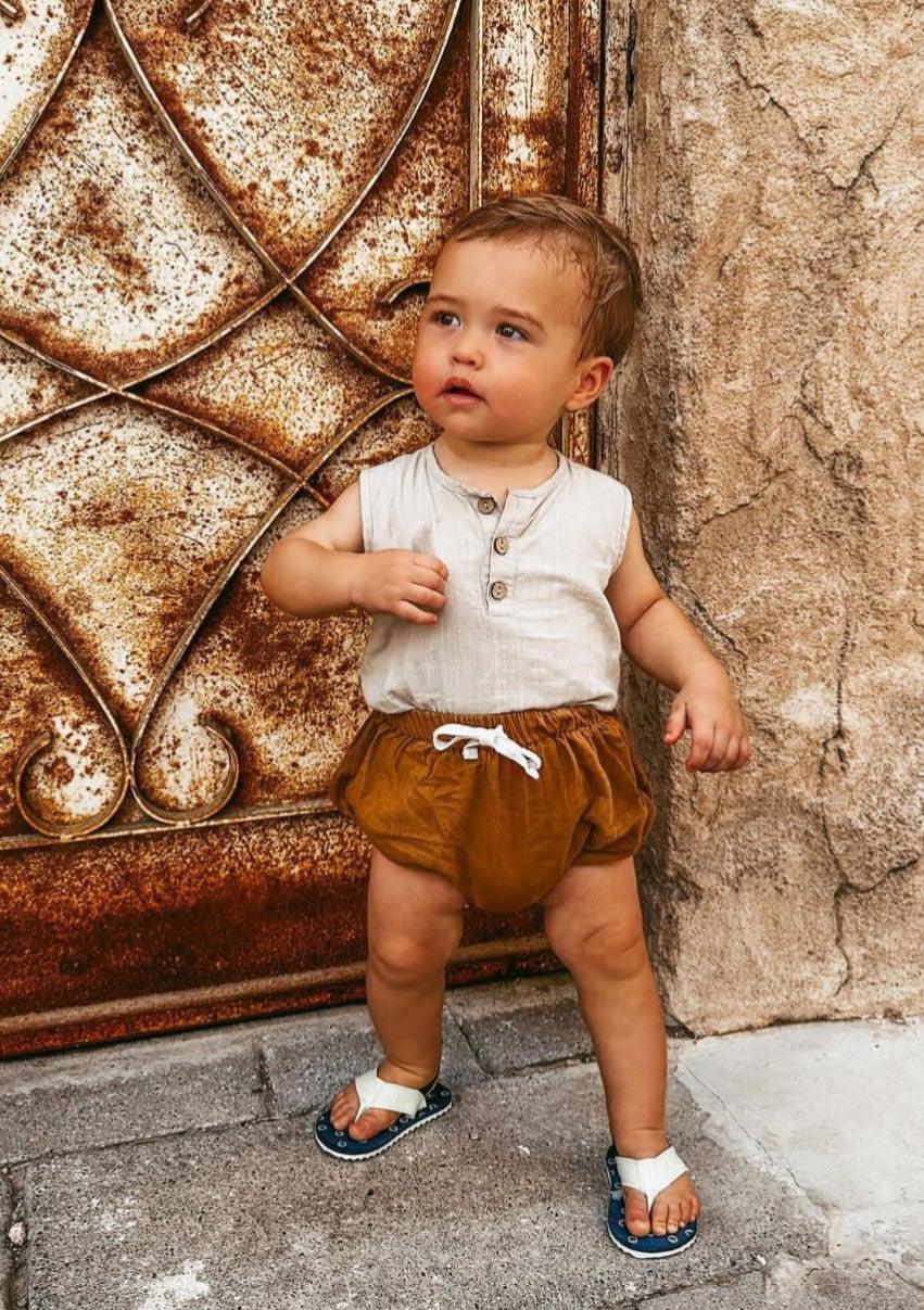 Alfie Linen Set | Kidswear Set Online | Little Giggles UAE