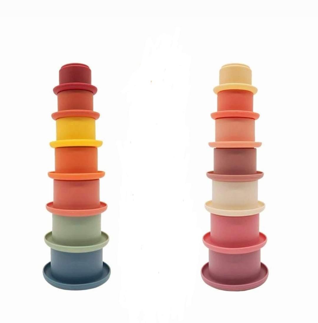 Silicone Stacking Cups For Babies | Little Giggles UAE