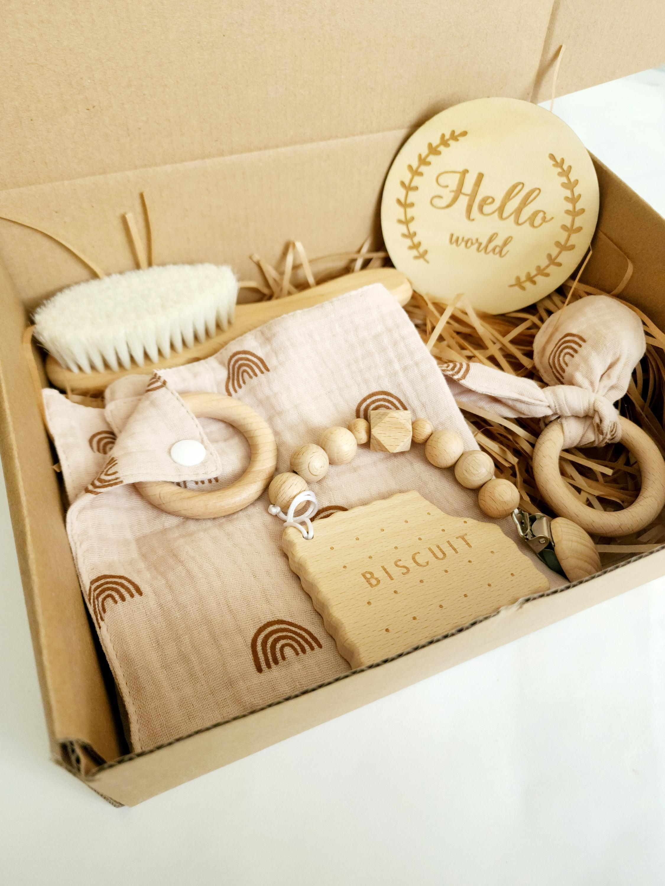 Boho Rainbow Gift Box | Baby Gift Set | Little Giggles UAE